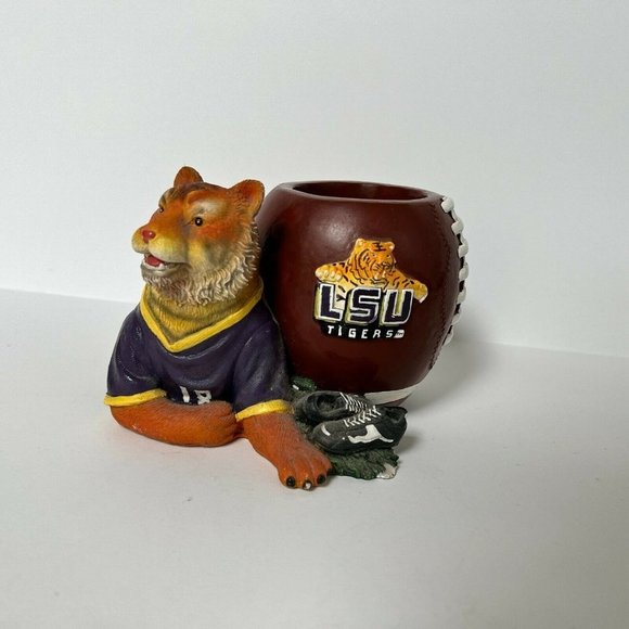 Orchard | Accents | Vintage Lsu Tigers Heavy Paperweight Pencil Holder ...